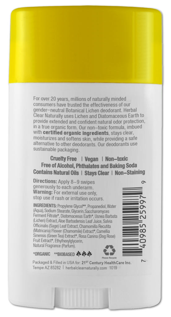 Sport Deodorant - Herbal Clear Naturally